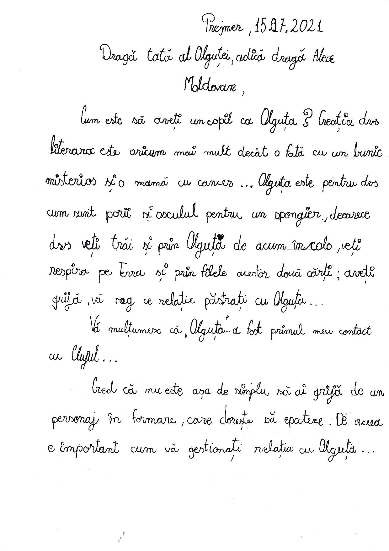 Dragă Alex Moldovan... scrisoare de la Amilin - Editura ART